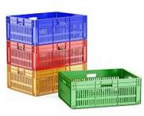 Rectangular Plastic Crates For Multi Dimension 300x200x100 Mm At