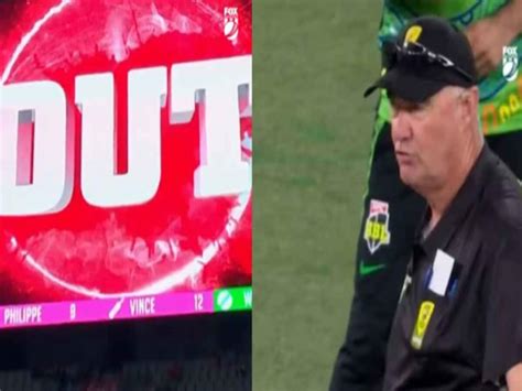 Third Umpire Wrongly Gives Out After Pressing Wrong Button In Big Bash