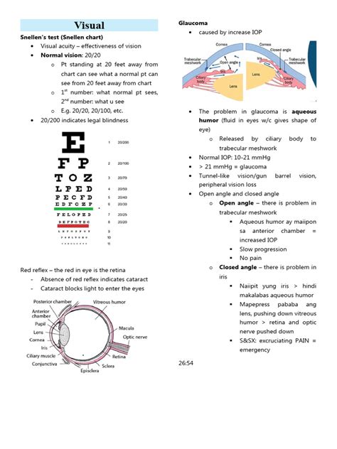Visual Download Free Pdf Glaucoma Visual Acuity