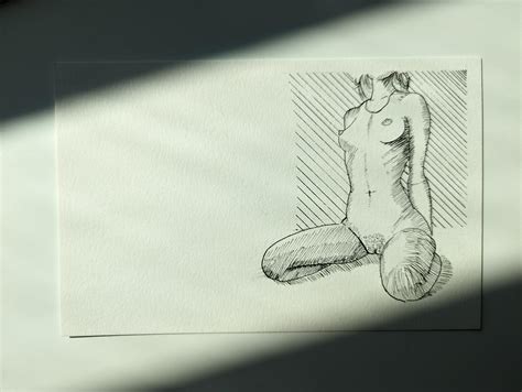 Nude Study Warm Up R Sketching