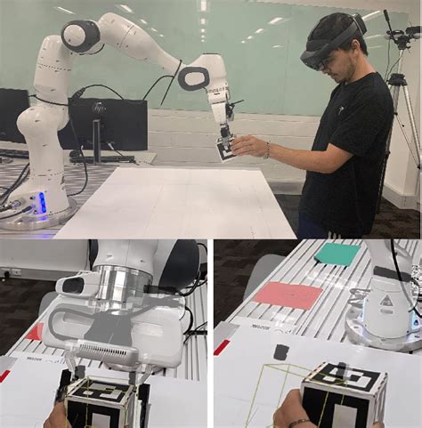 Top The Robot Picking Up An Object From The Users Hand The User Is Download Scientific
