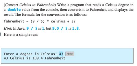Solved Convert Celsius To Fahrenheit Write A Program That Chegg