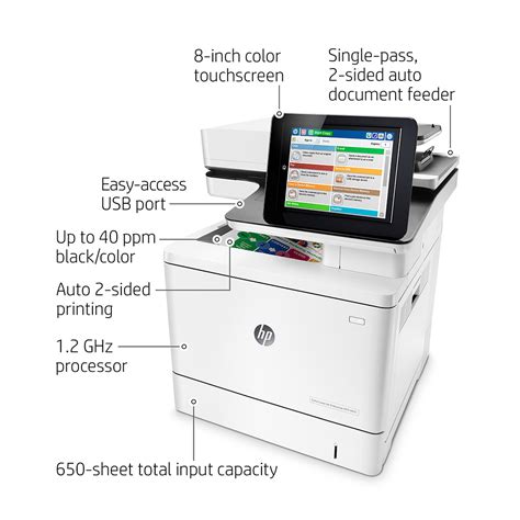 Hp Color Laserjet Enterprise Flow Mfp M577dn A4 Colour Multifunction