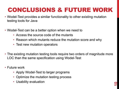 Wodel Test A Model Based Framework For Language Independent Mutation Testing Ppt