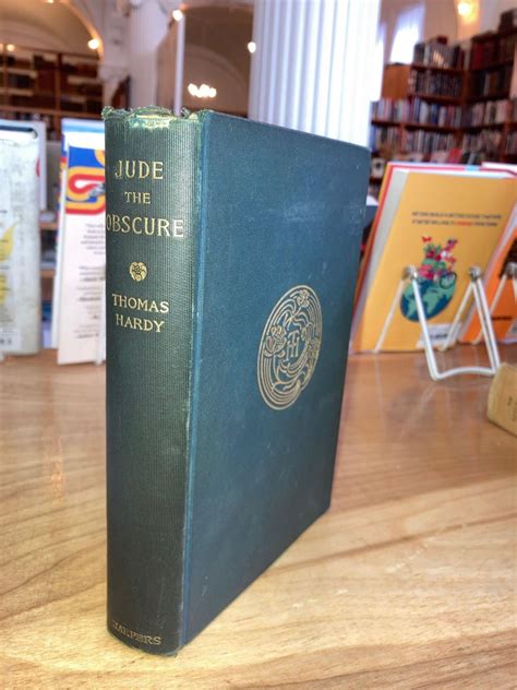 Jude The Obscure By Hardy Thomas Very Good Hardcover 1896 First Edition Arundel Books
