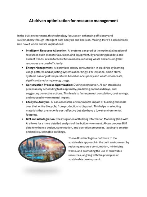 Ai Driven Optimization For Resource Management Pdf Artificial