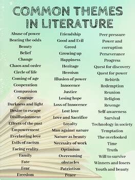 Common Themes In Literature