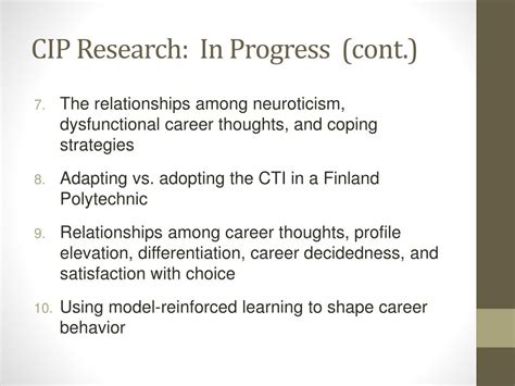 Ppt Connecting Career Theory With Practice A Cognitive Information Processing Approach