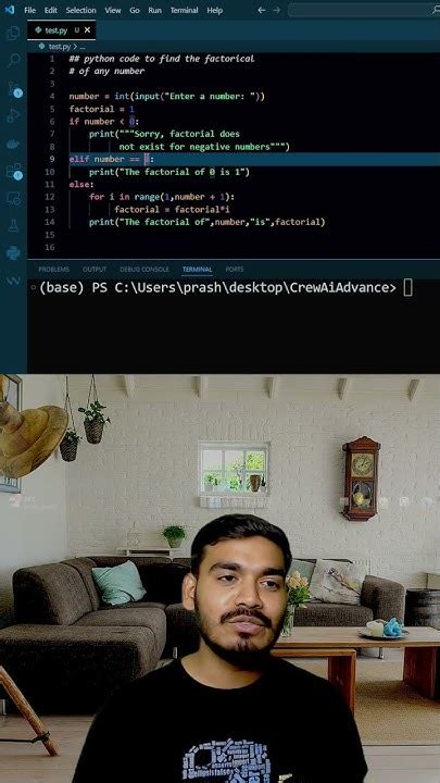 do you know how to code the factorial of any number in python