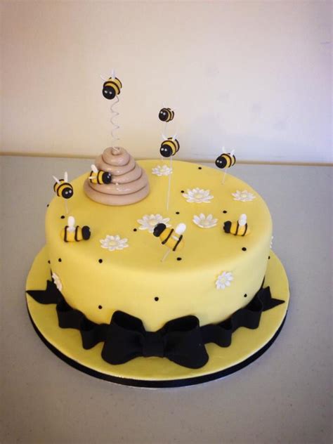 Cute Bee Cake For A Buzzing Birthday Party