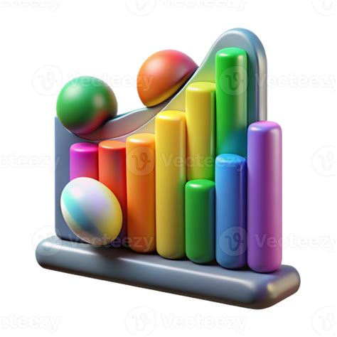 Dramatic Modern Detailed Spectral Analysis Chart Cutout With Glow
