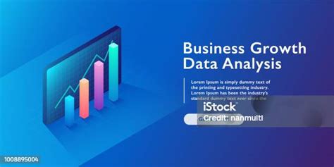 비즈니스 분석 개념 데이터 시각화 3d 인포 그래픽 금융 증가 차트 및 다이어그램 등각 투영 벡터 일러스트 레이 션 3차원 형태에 대한 스톡 벡터 아트 및 기타 이미지