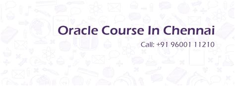 Oracle Course In Chennai Chennai
