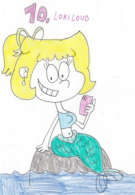 Mer May Ii 10 Lori Loud This Is Lori S Mermaid Form From “a Dark And