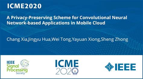 A Privacy Preserving Scheme For Convolutional Neural Network Based Applications In Mobile Cloud