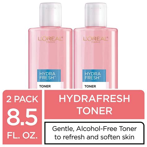 Loreal Paris Hydrafresh Toner Alcohol Free Face Toner With Pro Vitamin B5 For Smooth And Bright
