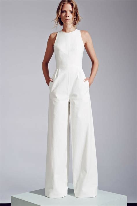 Novis Resort 2015 The Cut Jumpsuit Style White Fashion