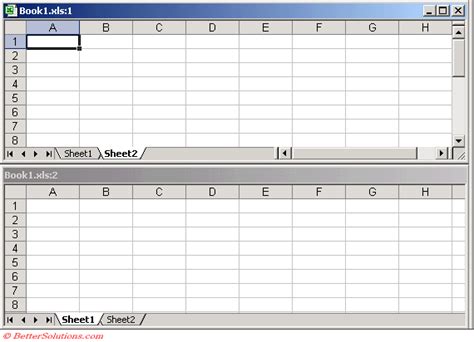 Excel Workbooks Windows