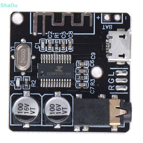 ShaOu DIY Bluetooth Audio Receiver Board Bluetooth 5 0 MP3 Lossless Decoder Module New Shopee