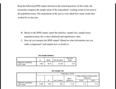 Solved Read The Following SPSS Output And Answer The Related Chegg Com