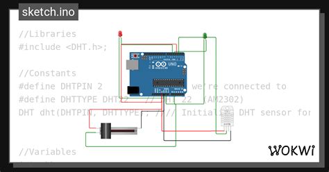 Temp And Hum Sensor Wokwi Esp32 Stm32 Arduino Simulator
