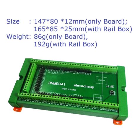 Din Rail Mount Screw Terminal Block Adapter Module For Mega2560 R3 Atmega2560 Dev Board Buy