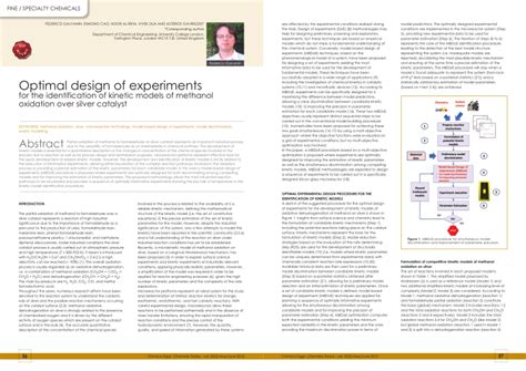 PDF Model Based Design Of Experiments For The Identification Of Kinetic Models In Microreactor
