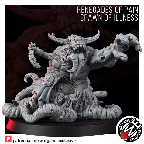 Chaos Spawn Of Illness Wargame Exclusive