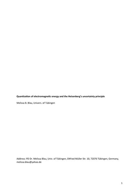 Quantization In Quantum Mechanics Pdf DocDroid