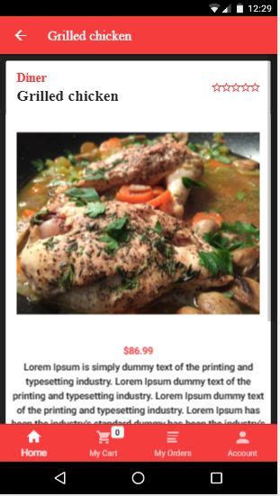 Foody Ionic 3 Full Restaurant App With Php Backend By Brainsystemsltd