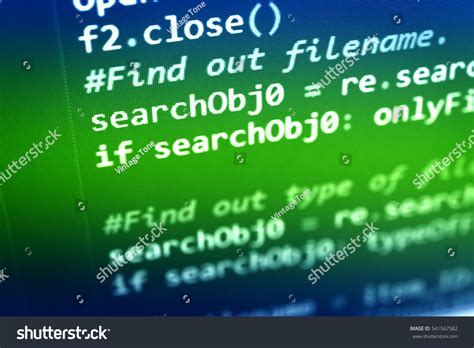 Software Developer Programming Code Abstract Computer Stok Fotoğrafı