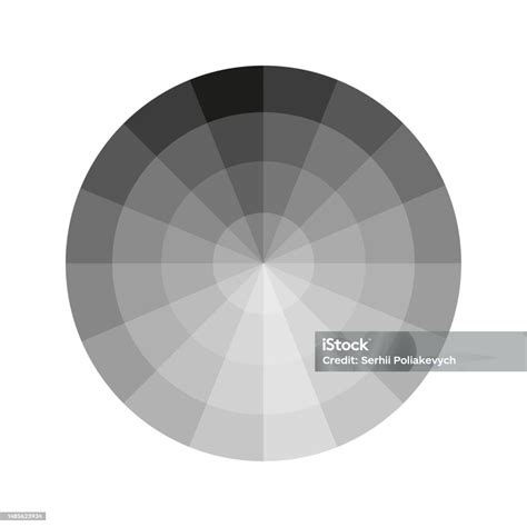 블랙 원형 팔레트 색상표 그라데이션 색상 무지개 그라데이션 벡터 그림입니다 0명에 대한 스톡 벡터 아트 및 기타 이미지 0명 Cmyk 그늘 Istock