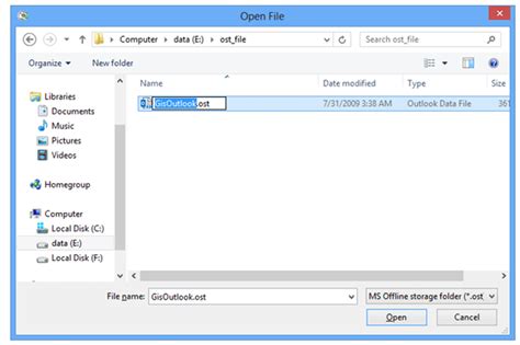 OST Open File Tool Aaaspecification