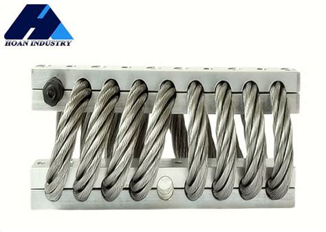 50nmm Axial Stiffness Steel Wire Rope Vibration Isolator For Stable