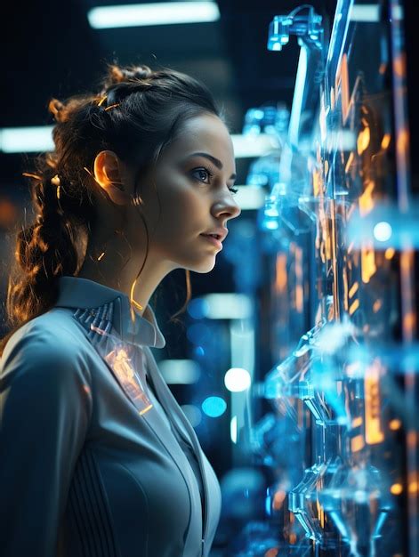 Premium Ai Image Artificial Intelligence And Robotics Innovation In