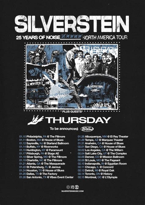 Silverstein Announce 25th Anniversary Tour With Thursday