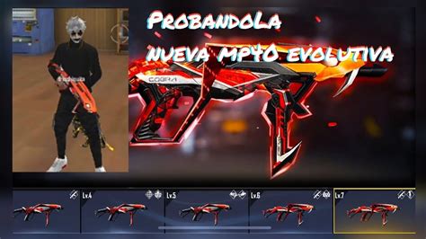 Probando La Nueva Mp40 Evolutiva Al Máximo Free Fire Youtube
