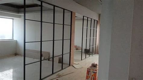 Aluminium Window Slim Partitition At ₹ 475 Sq Ft Aluminium Partition