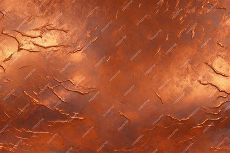 Premium Photo Copper Metal Texture Copper Metallic Texture Metallic
