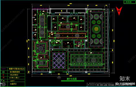 瓷砖展厅cad施工图下载【id 1122804830】 知末案例馆