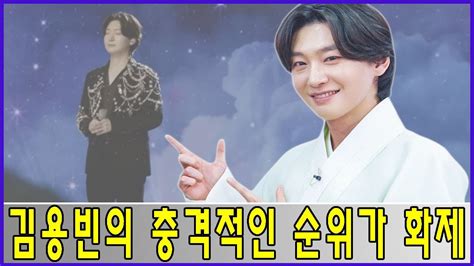 인기순위에서 김용빈의 충격적인 순위가 화제가 되고 있다 김용빈 영탁·박서진·안성훈 제쳤다 Youtube