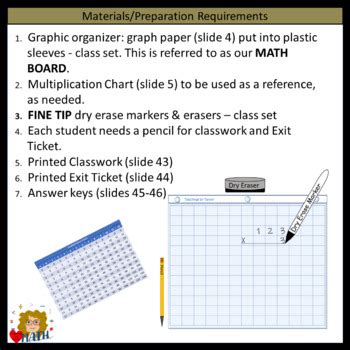 Standard Algorithm Lesson For Multiplying 3 Digits By 1 Digit TPT