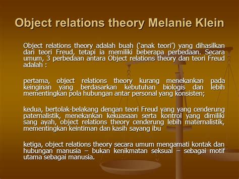 Whole Object Relations