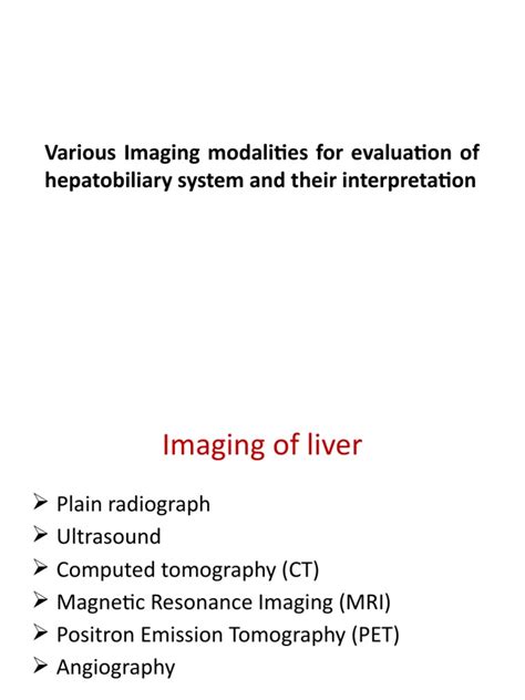 Hepatobiliary System Pdf Medical Imaging Positron Emission Tomography