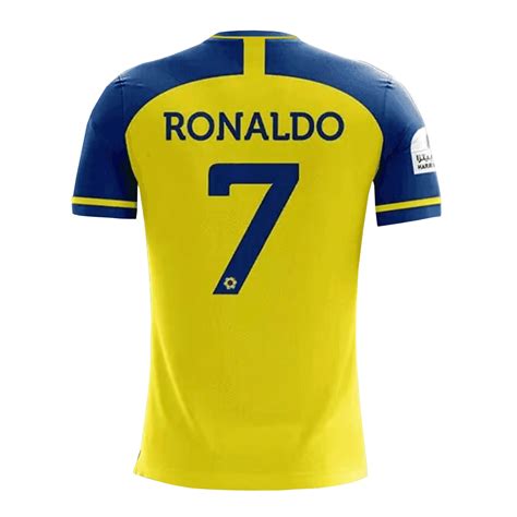 Authentic Ronaldo 7 Al Nassr Home Soccer Jersey 202223
