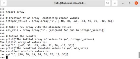 How To Calculate The Absolute Value In Python Code Underscored