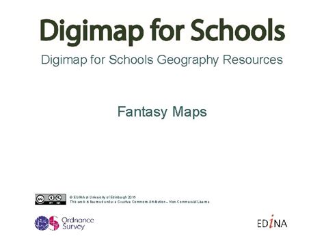 Digimap For Schools Geography Resources Fantasy Maps Edina