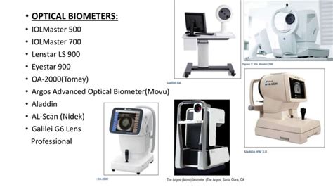 Biometry And Iol Power Calculation Pptx Eye And Vision Conditions Diseases And Conditions