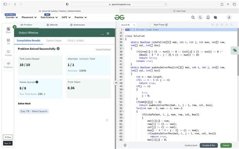Gfg160 Geekstreak2024 Dsa Problemsolving Codingjourney R
