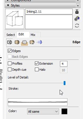 Any Way To Increase The Level Of Detail For Sketchy Edges SketchUp SketchUp Community